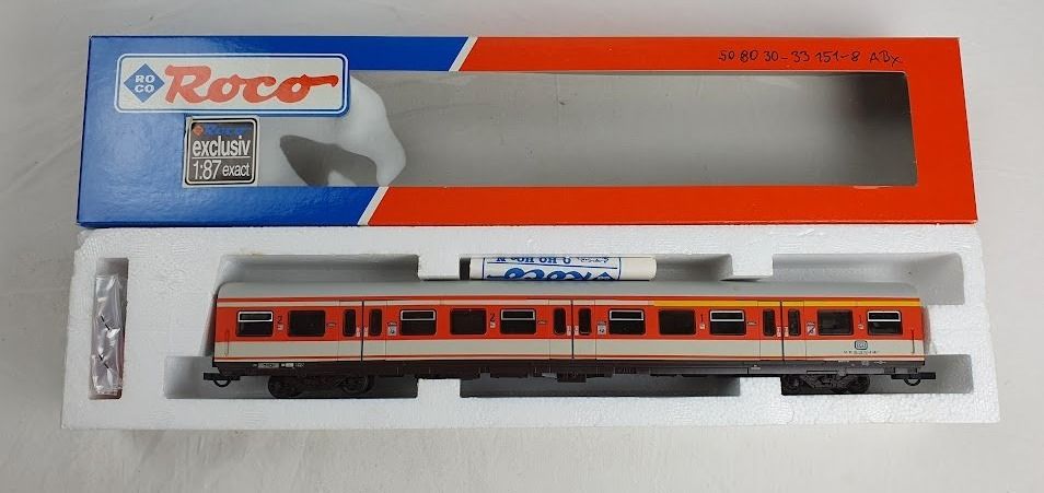 Roco 44670 DB S-Bahn Personenwagen 1./2.Kl. neuwertig, OVP (Neu (gemäss ...