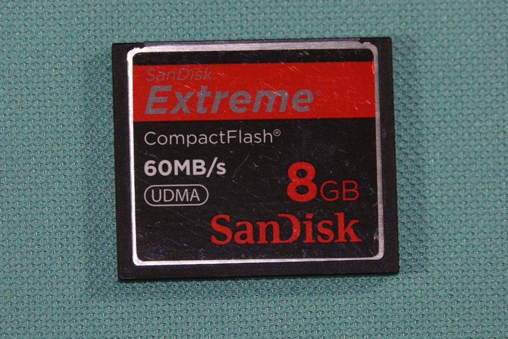 CF-Speicherkarte Sandisk Extreme 8GB 60MB/s | Kaufen auf Ricardo