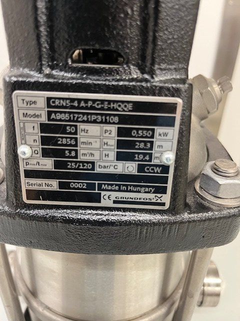 Grundfos CRN5-4 (Gebraucht) in St. Niklausen OW für CHF 44 – nur ...