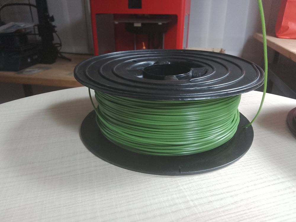 Liquidation; Filament PLA 1.75mm, Anbruch grasgrün | Kaufen auf Ricardo