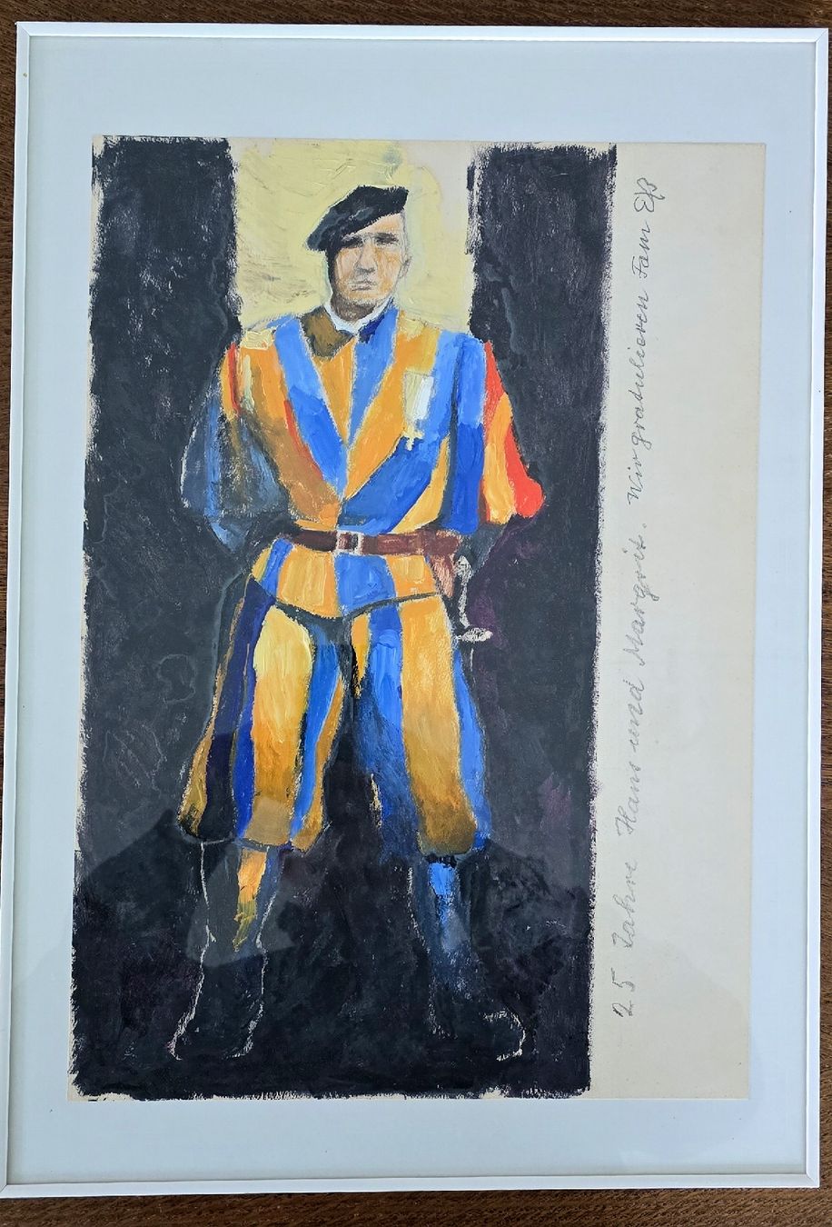 Bild Schweizer Gardist von Emil Bruggmann Jahr 1992 (Neu (gemäss ...