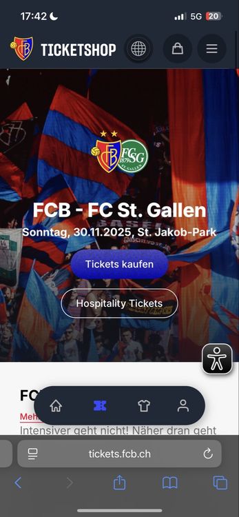 Fc Basel vs FC St.Gallen Preis für 2 tickets (Neu und originalverpackt ...