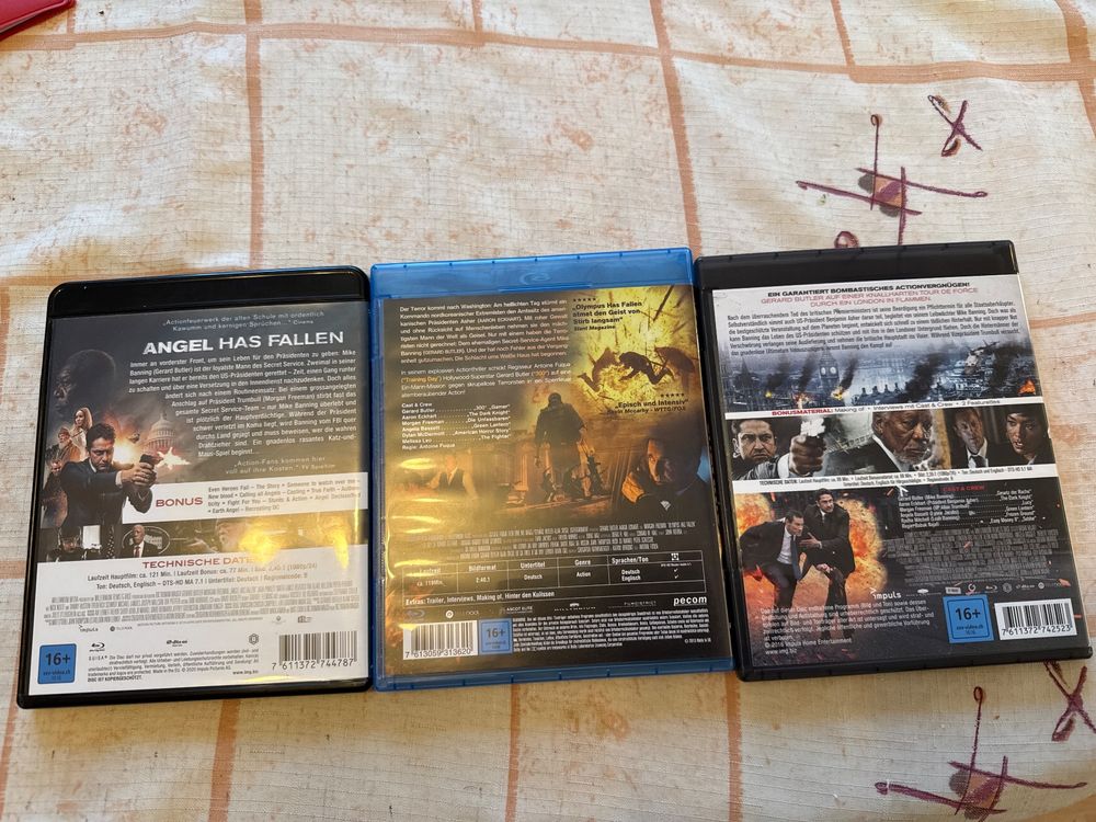 Blu-ray-Trilogie: Olympus, London, Angel Has Fallen – Top! (Gebraucht) in Schaffhausen für CHF ...