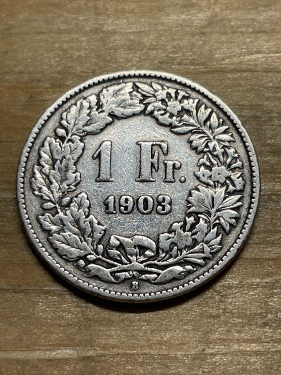 Monnaie 1903 Suisse 1 franc | Kaufen auf Ricardo