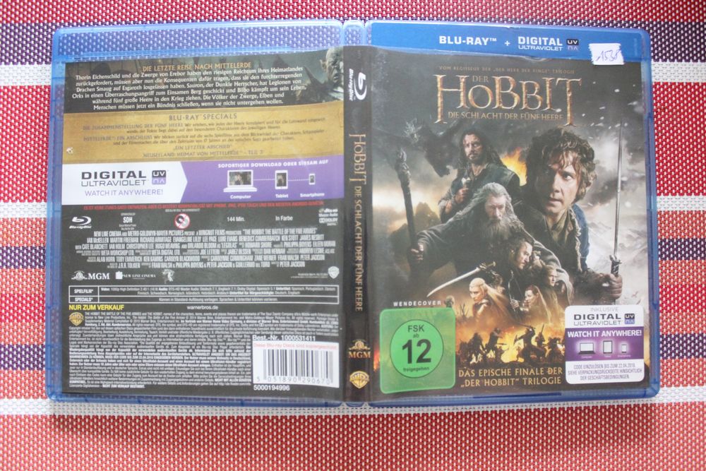 Der Hobbit: Die Schlacht der fünf Heere [Blu-ray] (1538) | Kaufen auf Ricardo