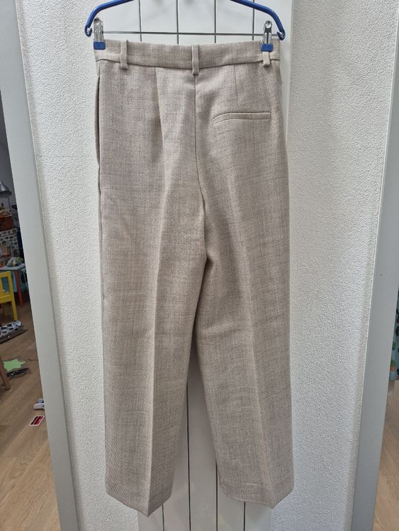 Elegant COS Wide Leg Wool Trousers, Beige (Gebraucht) in Zürich für CHF ...