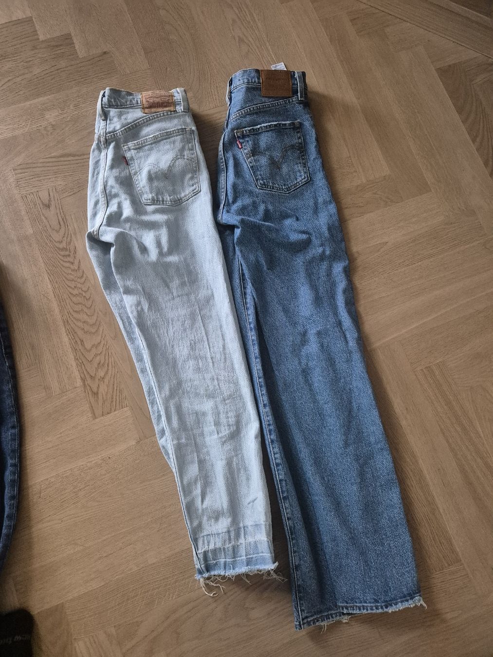 2x Levis Ribcage Straight Jeans, Gr. 26 L28 - Top Zustand! (Gebraucht ...