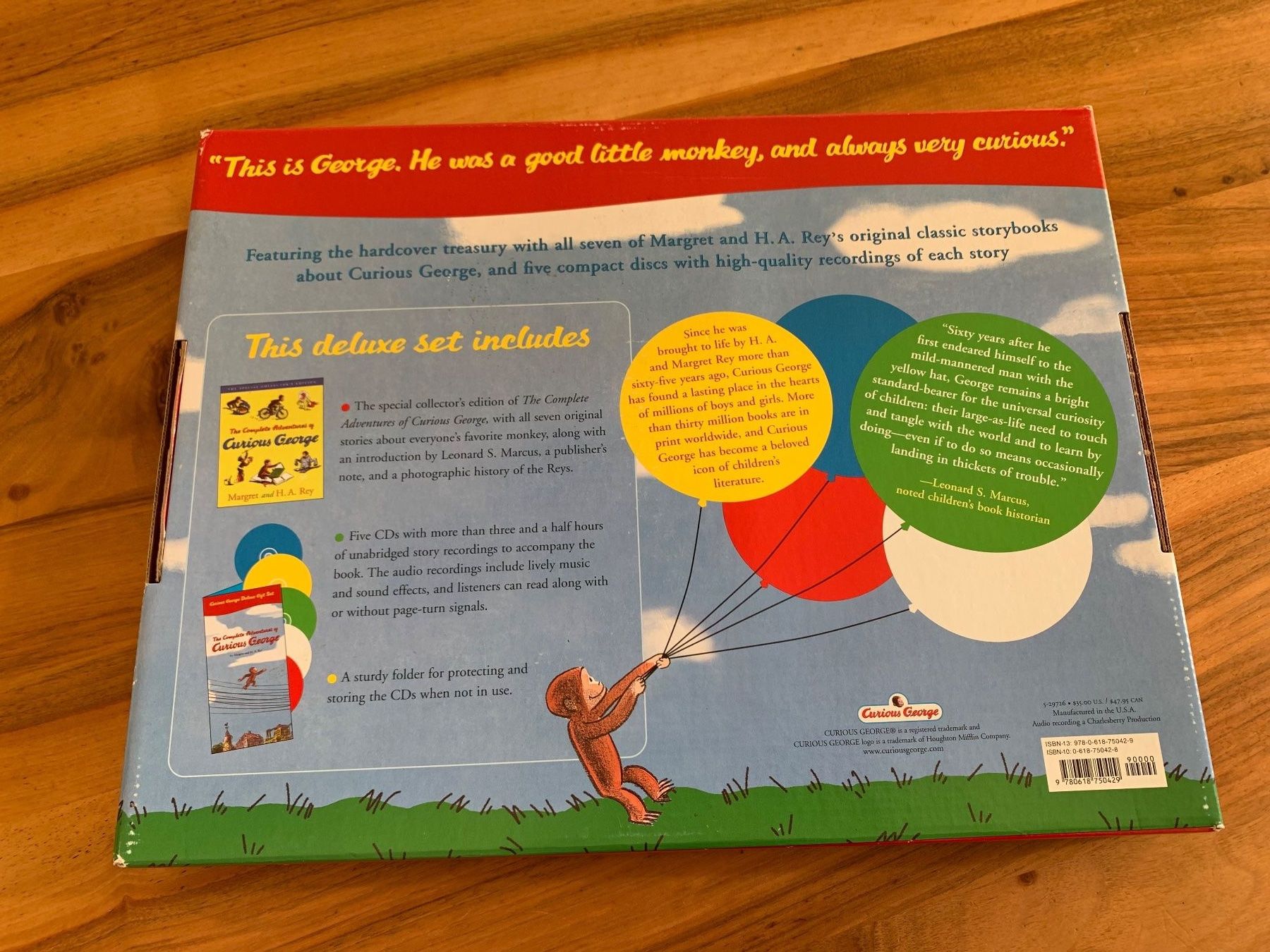 Rar: Curious George Complete Adventures Deluxe Book and CD (Neu und ...