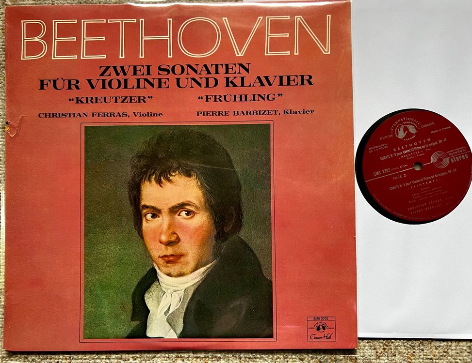 Beethoven - Christian Ferras Pierre Barbizet Sonaten LP🛀 (Gebraucht) in Unterseen für CHF 7.9 ...