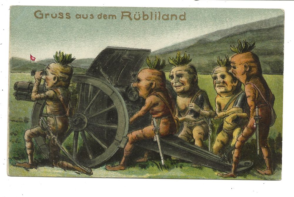 Gruss aus dem Rüebliland (AG) Artillerie - Militär - 1917 (D'occasion ...