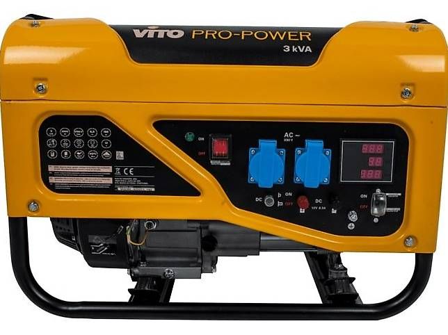 VITO Pro Power Benzin Stromerzeuger 3kVA 2.5kw 2700 Watt (Gebraucht) in ...