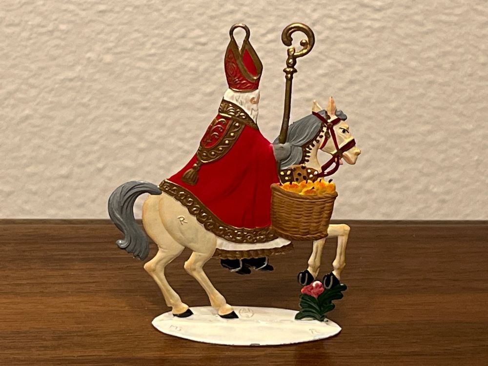 Wilhelm Schweizer - St.Nikolaus zu Roß zum Stellen, Zinn (Gebraucht) in ...