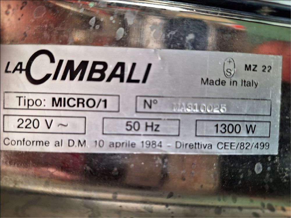 La Cimbali Micro/1 Handhebelmaschine (Defekt) in Wilen b. Wollerau für ...
