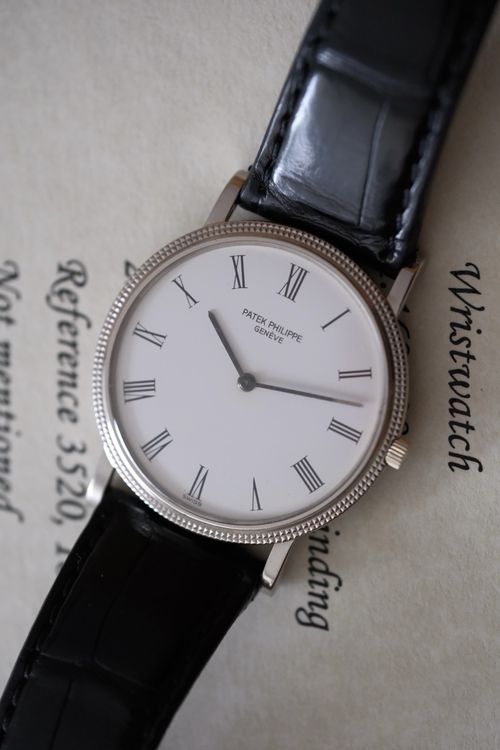 Patek Philippe Calatrava Ref. 3520 – 18K 750 Weissgold (Gebraucht) in ...