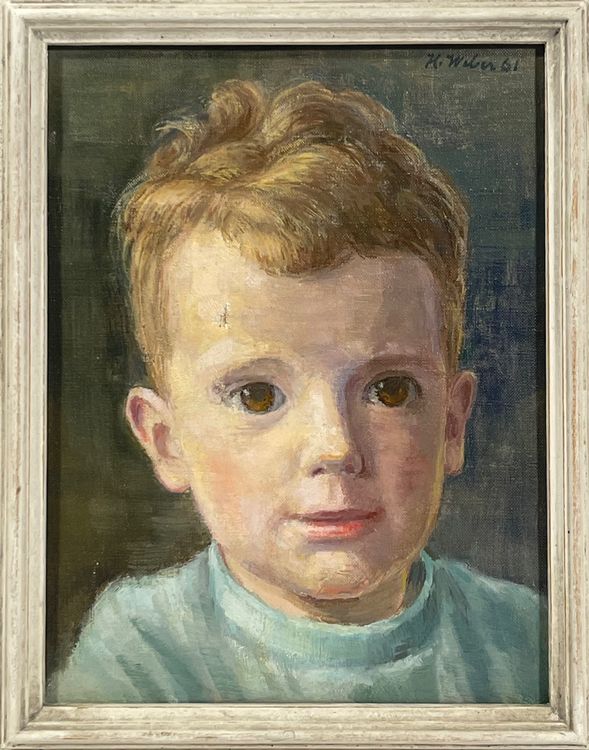 Karl WEBER(1899-1978)Potrait Gemälde Von einer Jungen | Kaufen auf Ricardo