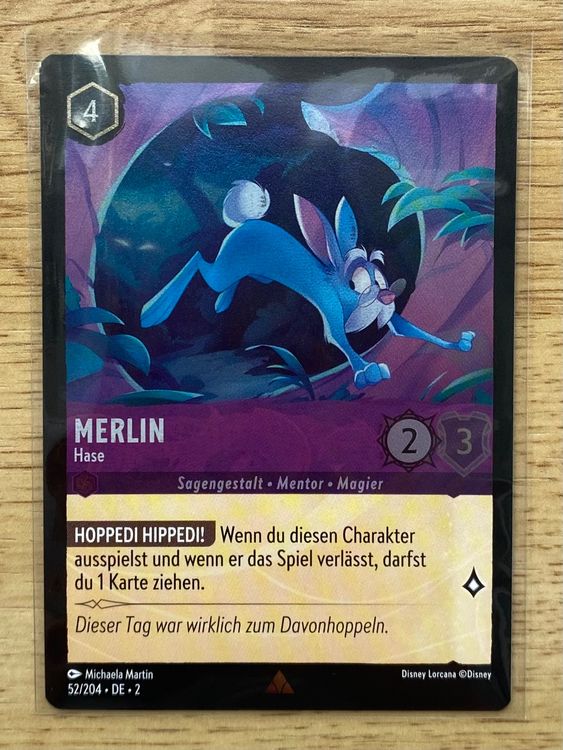 Merlin FOIL/HOLO DE 52 Disney Lorcana 2 (Neu (gemäss Beschreibung)) in ...