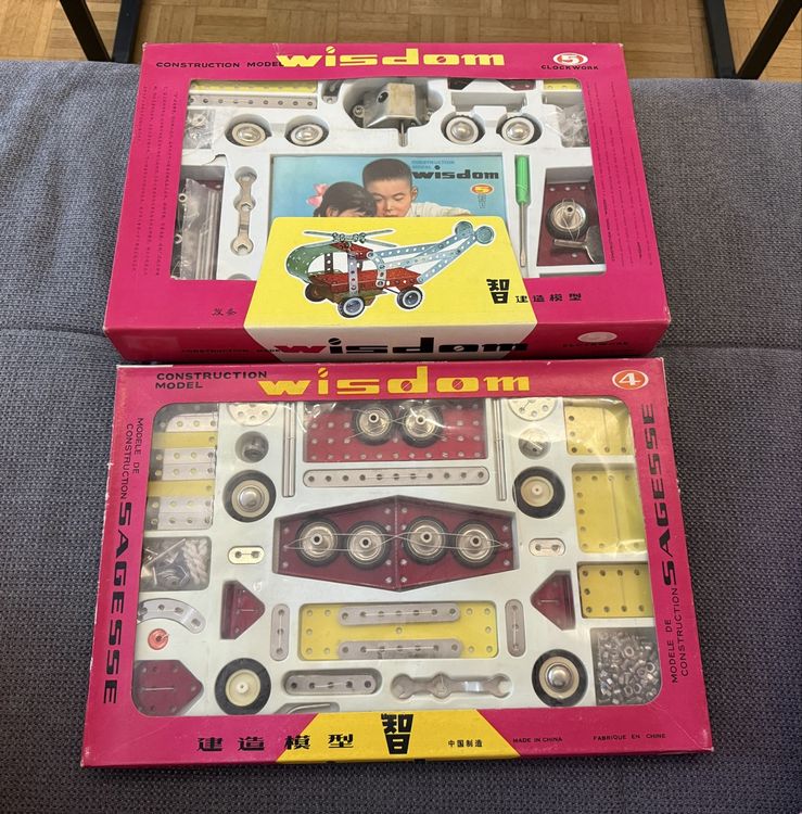 2× Metall-Baukasten 4&5„Wisdom / Sagesse“ – Vintage (Gebraucht) in ...