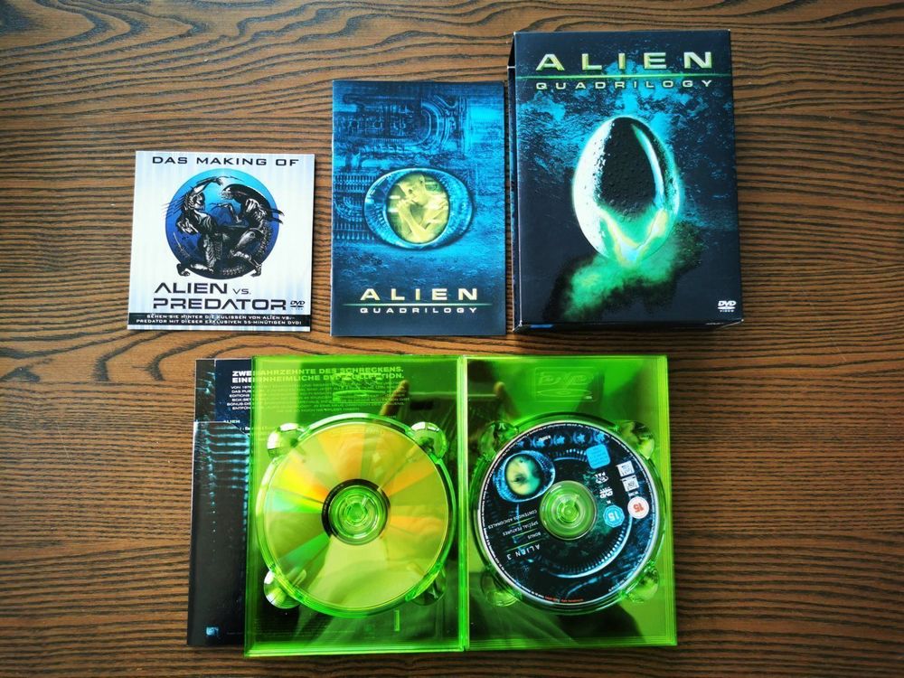 Alien Quadrilogy / 9 DVD Box / Giger (Neu (gemäss Beschreibung)) in ...