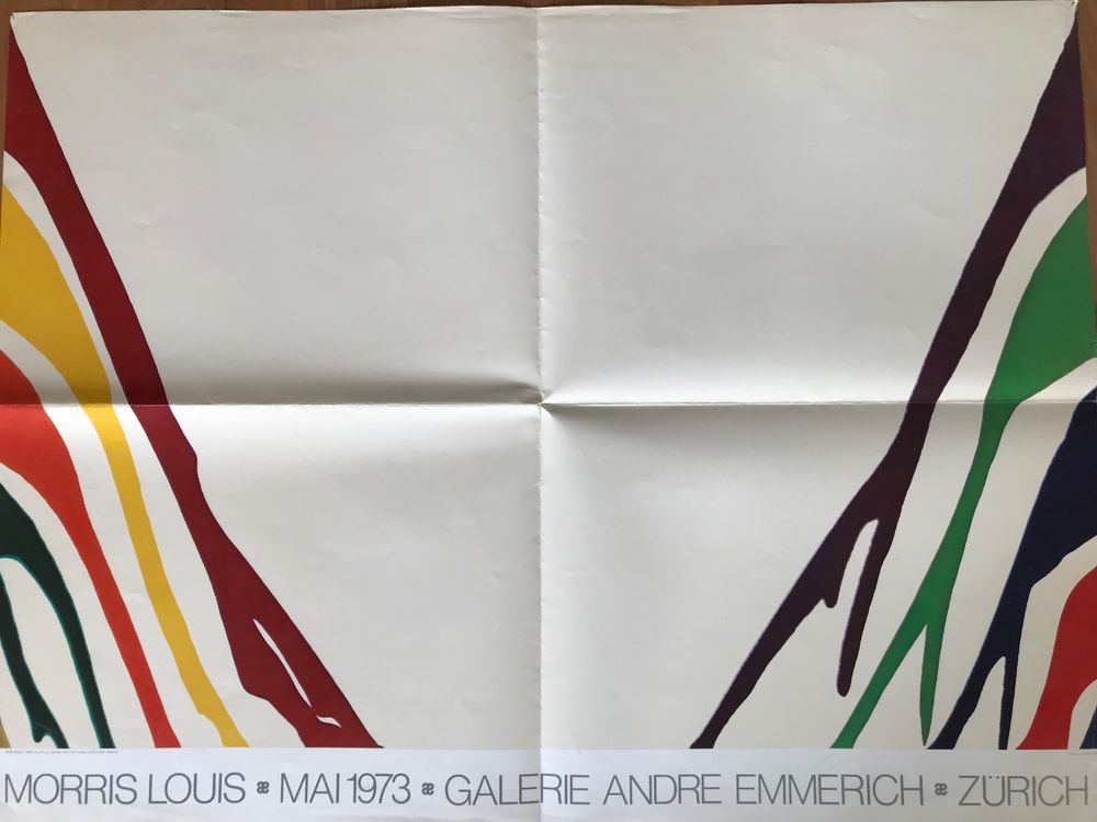 Plakat Morris Louis Galerie Emmerich Zürich Original 1973 (Gebraucht) in Olten für CHF 190 – mit ...