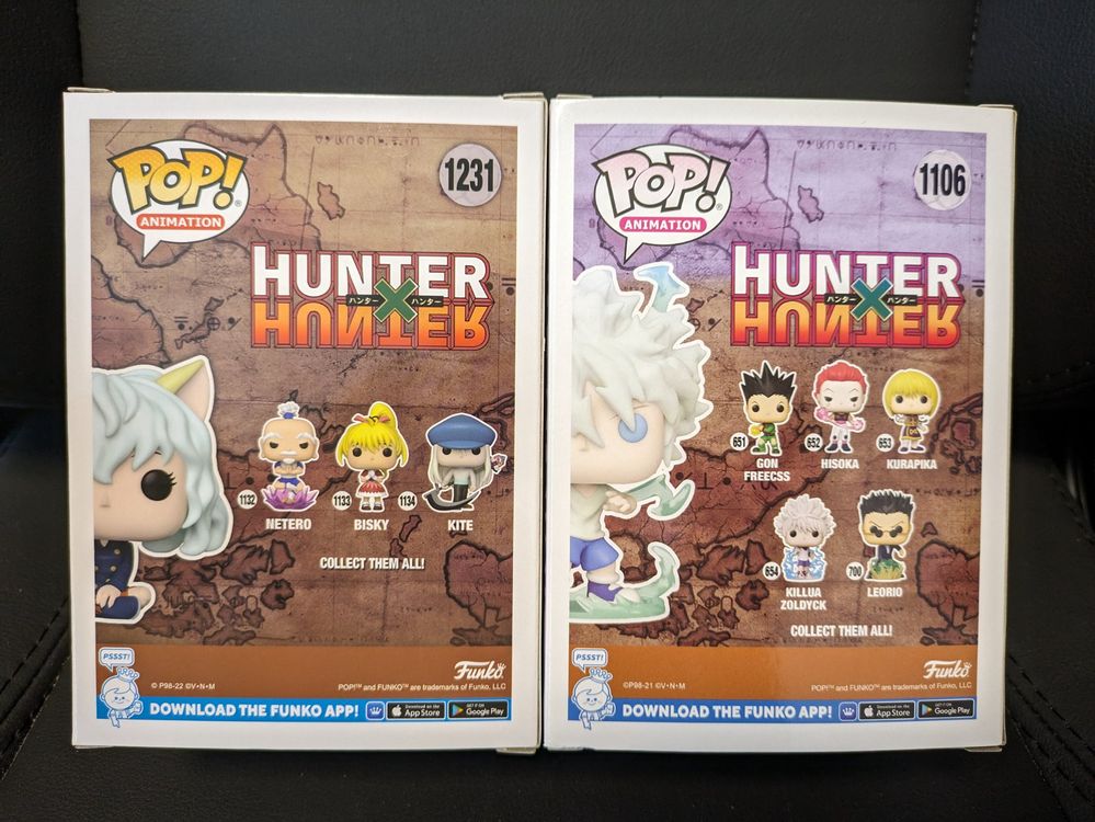 Funko Pop! Hunter x Hunter - Killua #1106 Pitou #1231 (Neu und ...