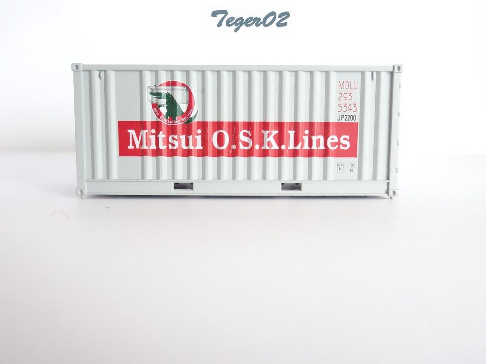 H0 Container 20` MITSUI O.S.K.LINES (Neu (gemäss Beschreibung)) in ...