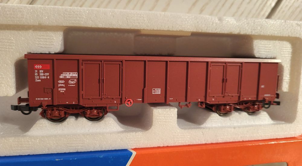 SBB - ROCO - 4 Stück - "GÜTERWAGEN" - leicht gebraucht | Kaufen auf Ricardo