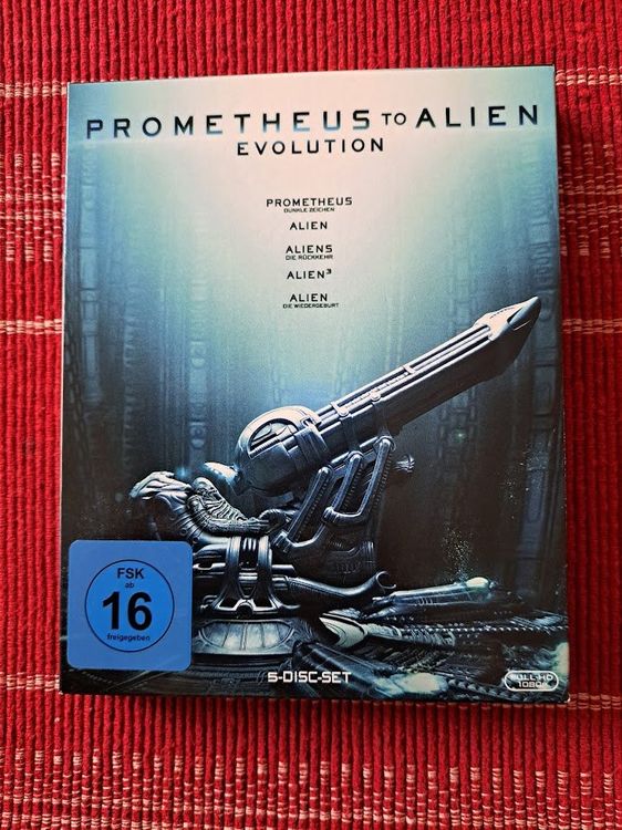 Prometheus to Alien Evolution 5-Disc-Set blu ray (5 Filme) (Gebraucht ...