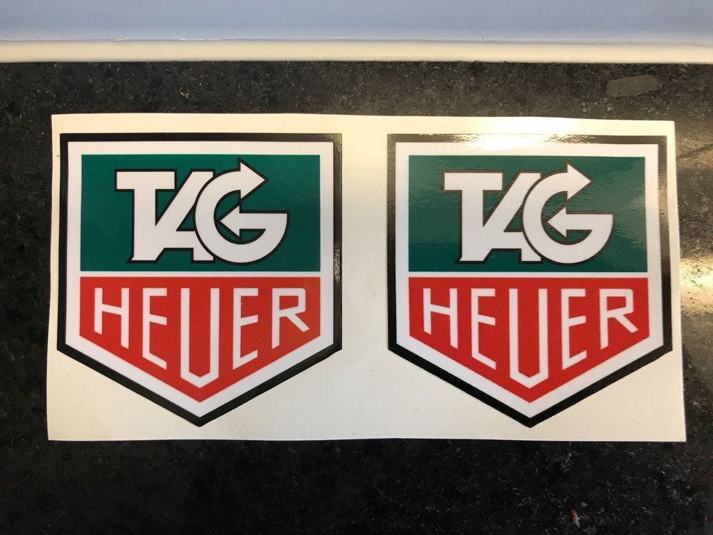 >TOP: 2x Aufkleber Sticker TAG HEUER Chrono Uhr ClassicCar ! | Kaufen ...
