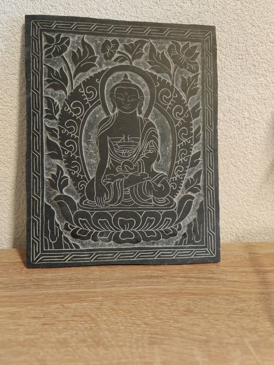 Gravure Bouddha sur pierre sculptée à la main (D'occasion) à Orbe pour ...