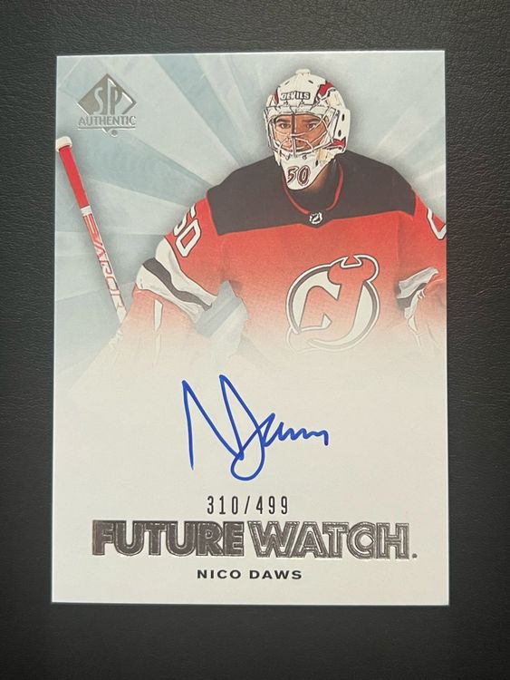Nico Daws 2021 Retro Future Watch 310/499 New Jersey Devils (Neu ...