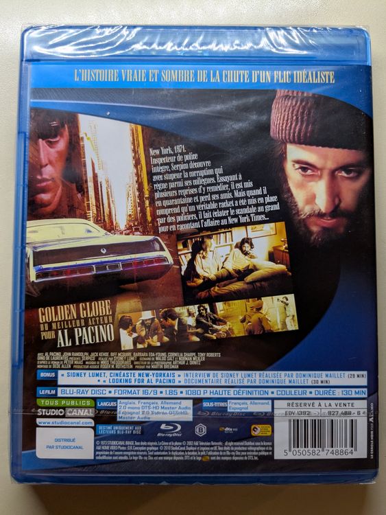 "Serpico" mit Al Pacino [Blu-ray/neu & OVP] (Neu und originalverpackt ...