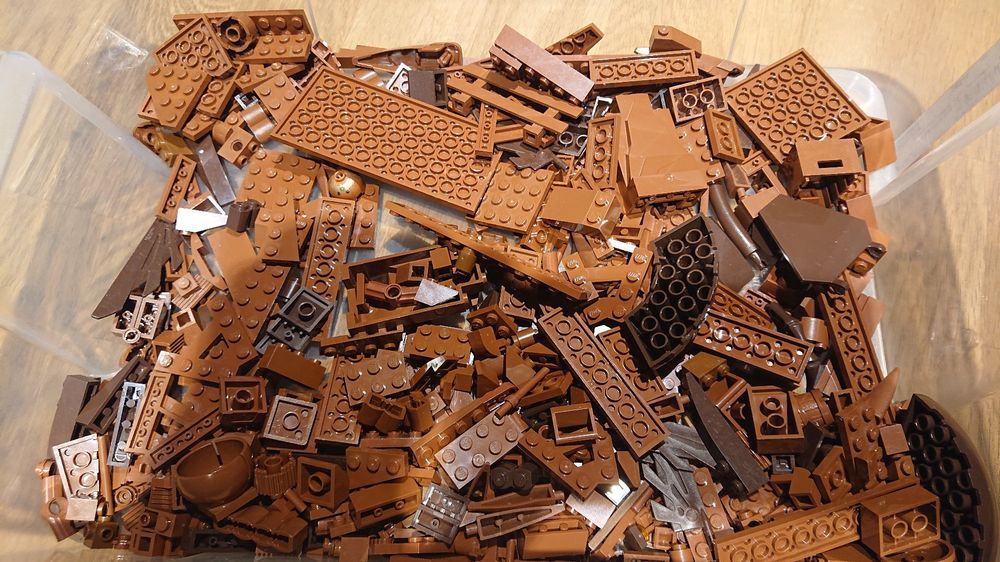 Lego/Brown/450gr.Braune Bausteine/Kiloware (Gebraucht) in Schwarzenbach ...