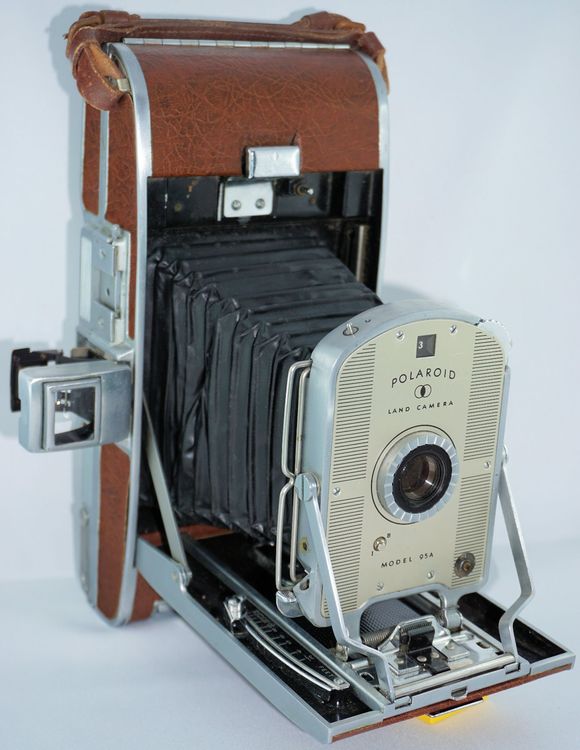 Polaroid Land Model Camera 95a mit Blitz Capacitor Flash 201 (Gebraucht ...