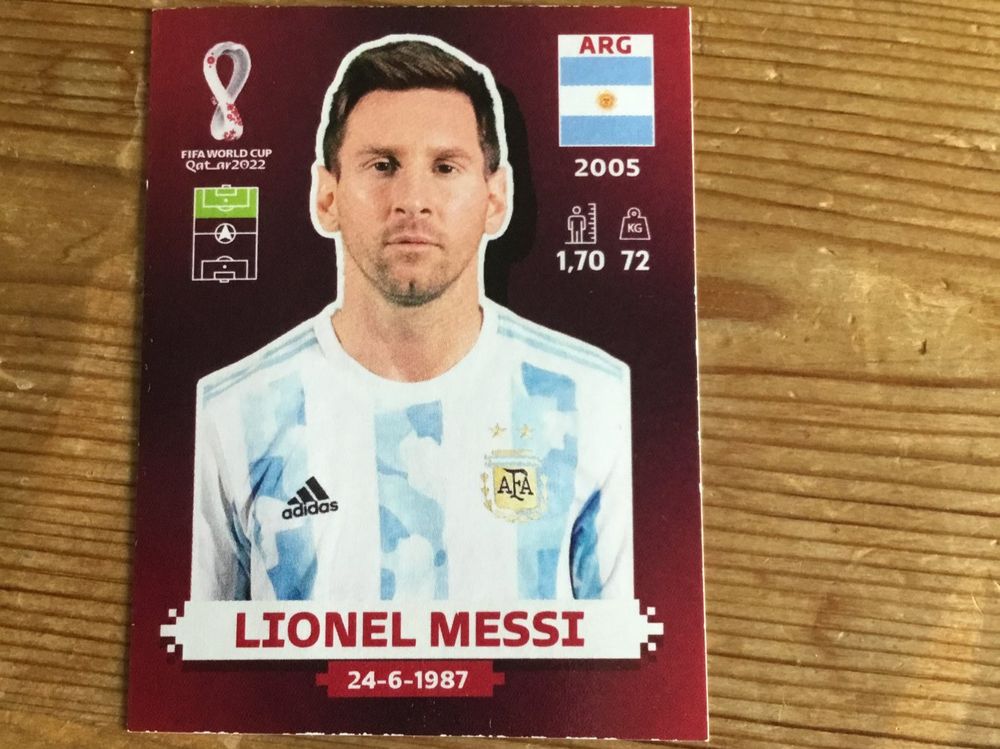 Panini FIFA Qatar 2022 Sticker Messi | Kaufen auf Ricardo