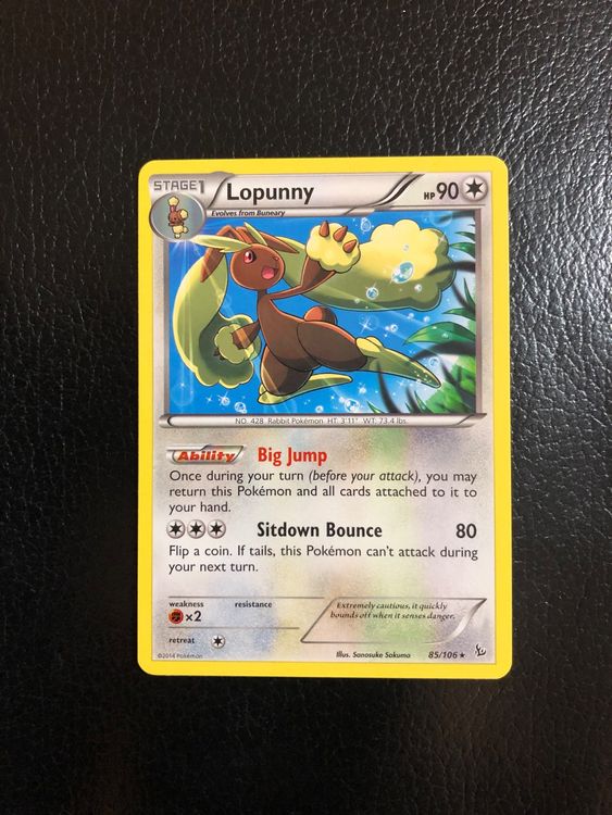 XY Flashfire Lopunny rare 85/106 Ab 1 | Kaufen auf Ricardo