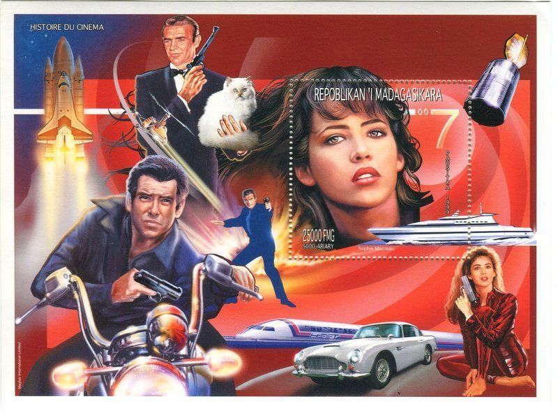 Block "James Bond. Sean Connery, Pierce Brosnan". Madagaskar (Neu und ...