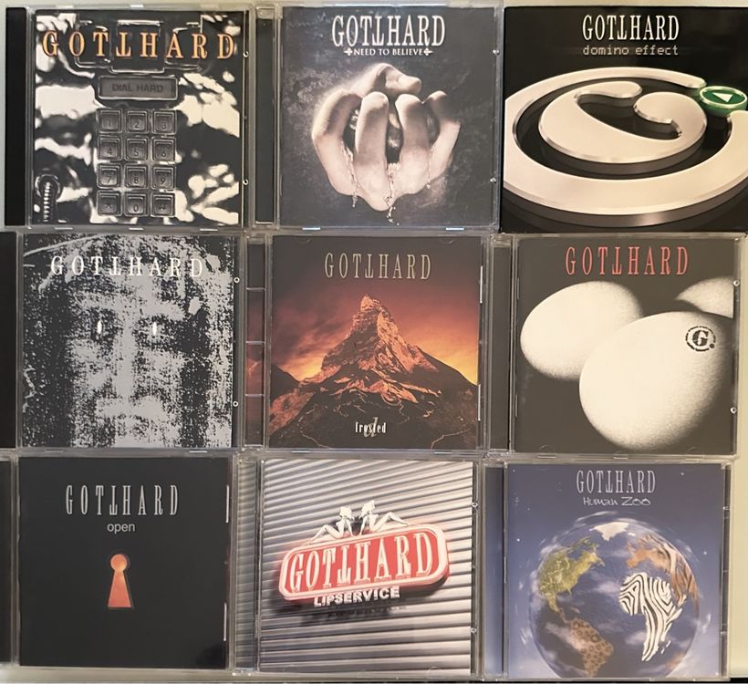 9 x Gotthard Cds mit Steve Lee 1992-2009 Box Sammlung Rock | Kaufen auf ...