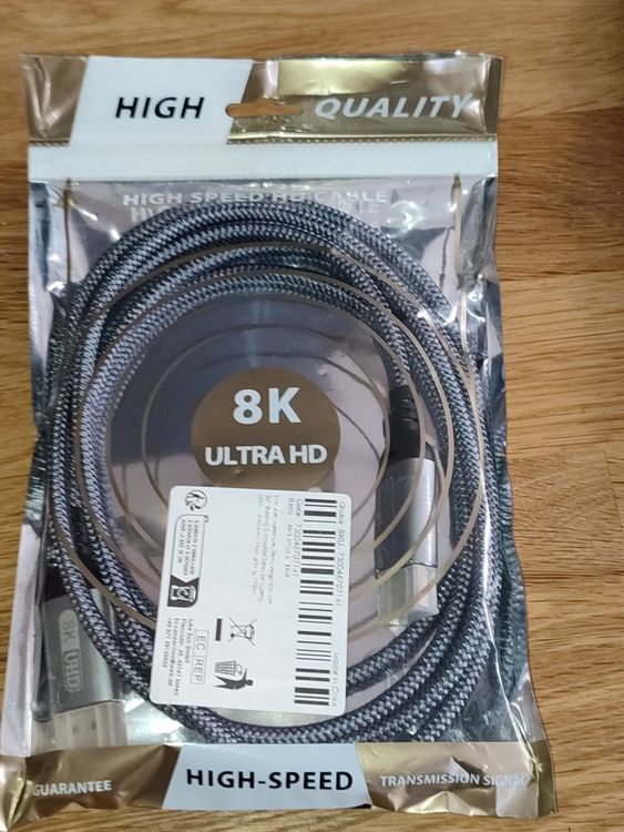 Displayport Kabel 8k dp 1,4 Kabel 8k @ 60hz 4k @ 144hz 2m | Kaufen auf Ricardo