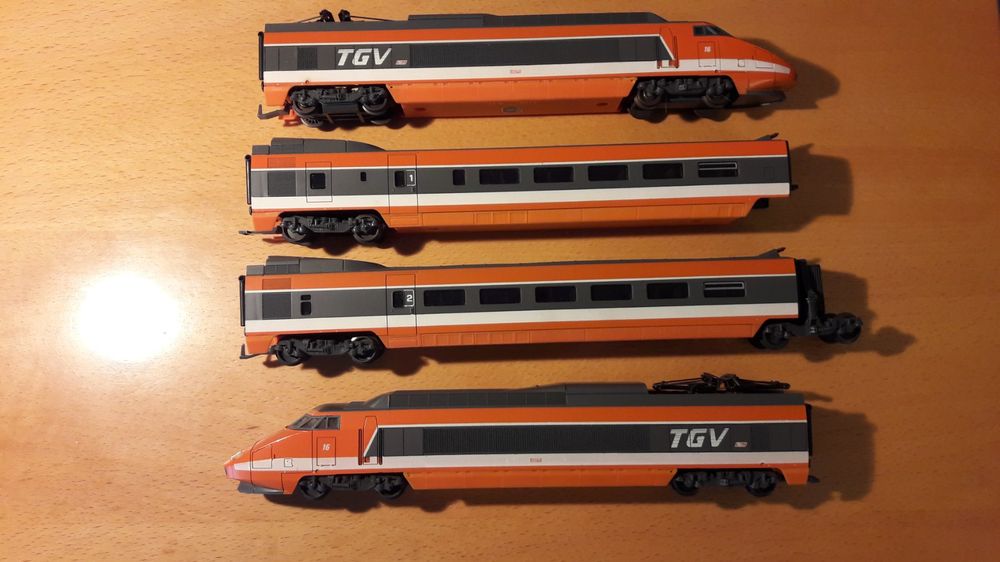 LIMA SNCF TGV 16 Sud-Est Weltrekord 1981, 4-teilig, orange (Gebraucht ...