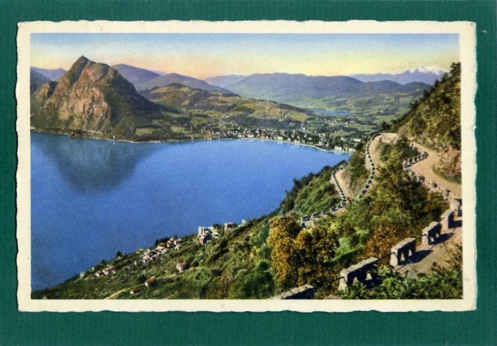 Lugano - Monte S.Salvatore e Monte Rosa, 1954 (Gebraucht) in Sargans ...