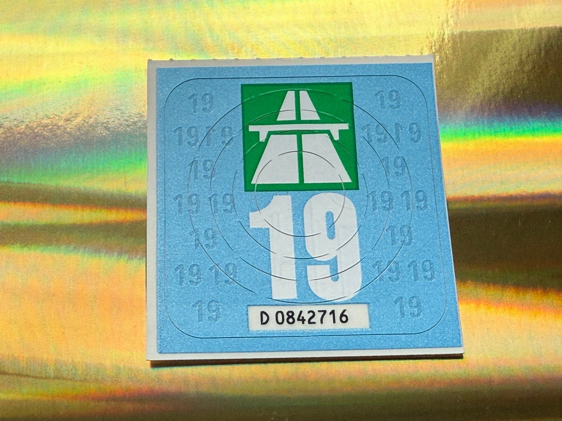Autobahnvignette 2019 - Schweiz - NEU! (Neu und originalverpackt) in ...