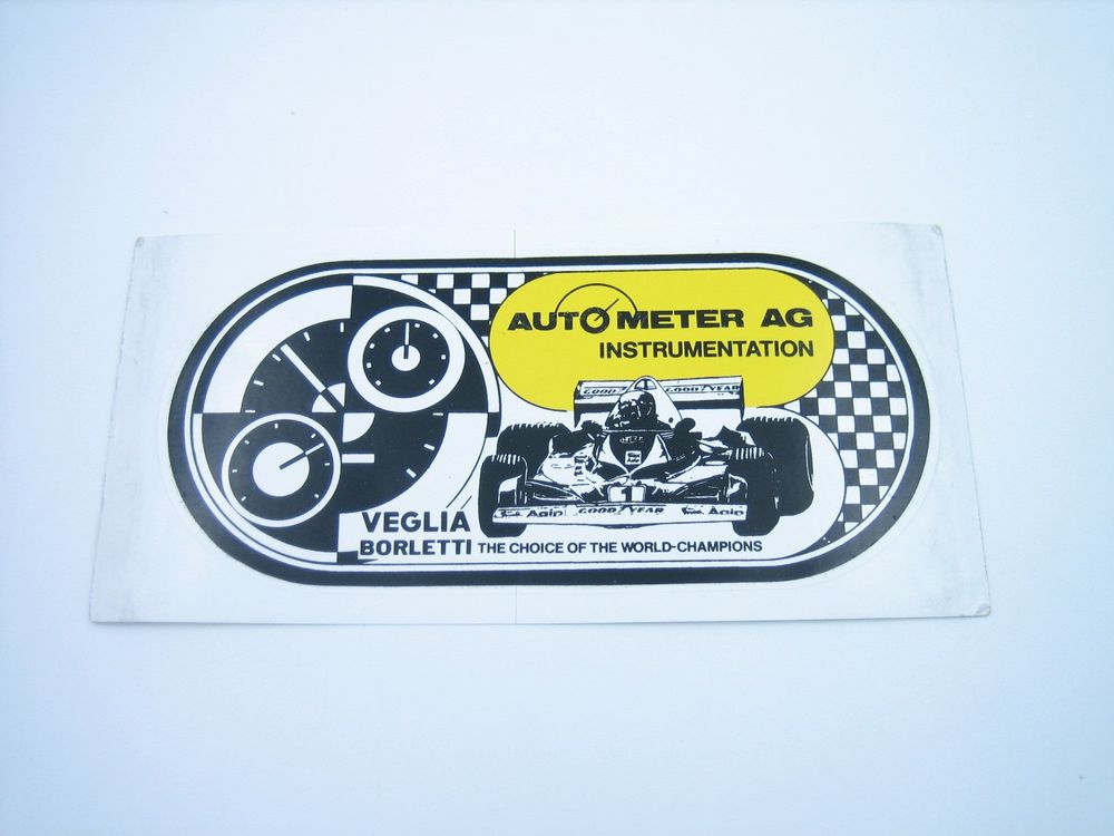 Vintage F1 alter Aufkleber / Sticker Veglia Borletti | Kaufen auf Ricardo