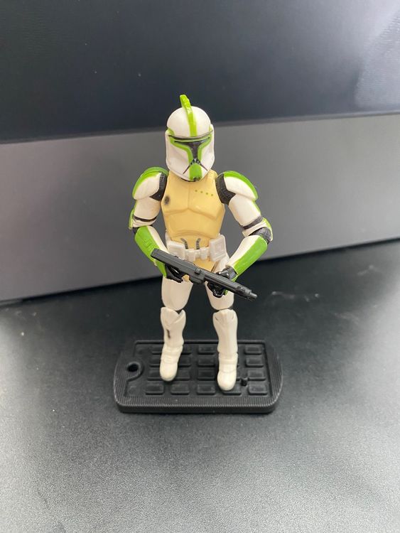 Vintage Star Wars Green Clone Trooper Captain Figur | Kaufen auf Ricardo