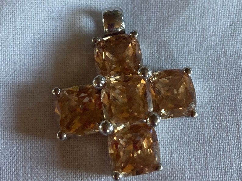 925 Silberanhaenger mit Steinen | Kaufen auf Ricardo