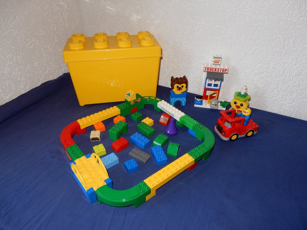 Lego-DUPLO BOX mit Autobahn 3267 + Figuren, Steine, Camion | Kaufen auf ...