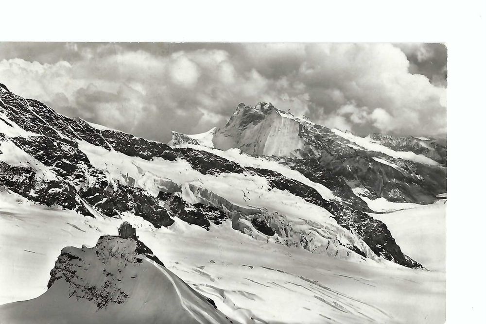 FLIEGEREAUFNAHME Jungfraujoch, Observatorium 1960 | Kaufen auf Ricardo