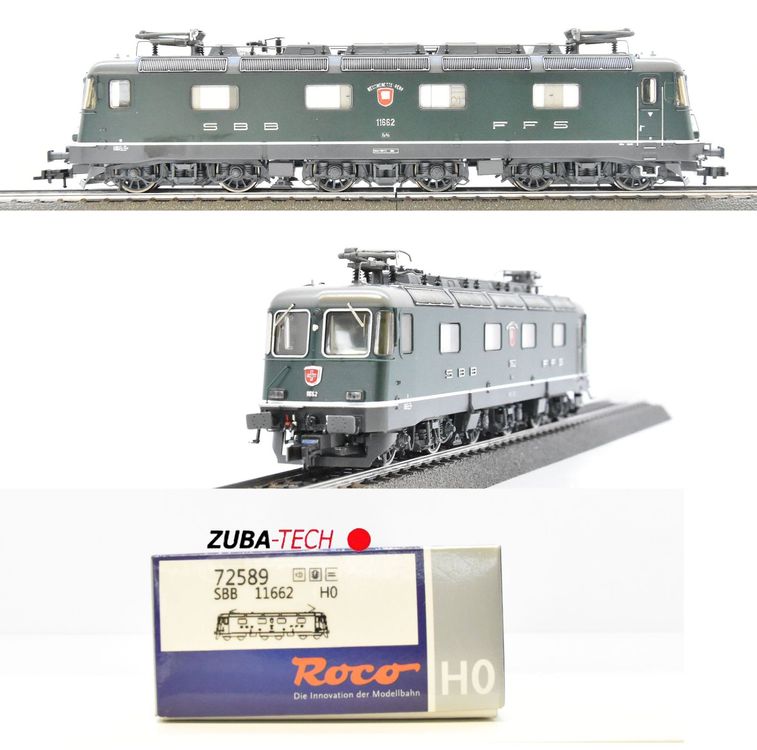 Roco 72589 E-Lok Re 6/6 11662 SBB H0 GS Digital mit OVP (Gebraucht) in ...