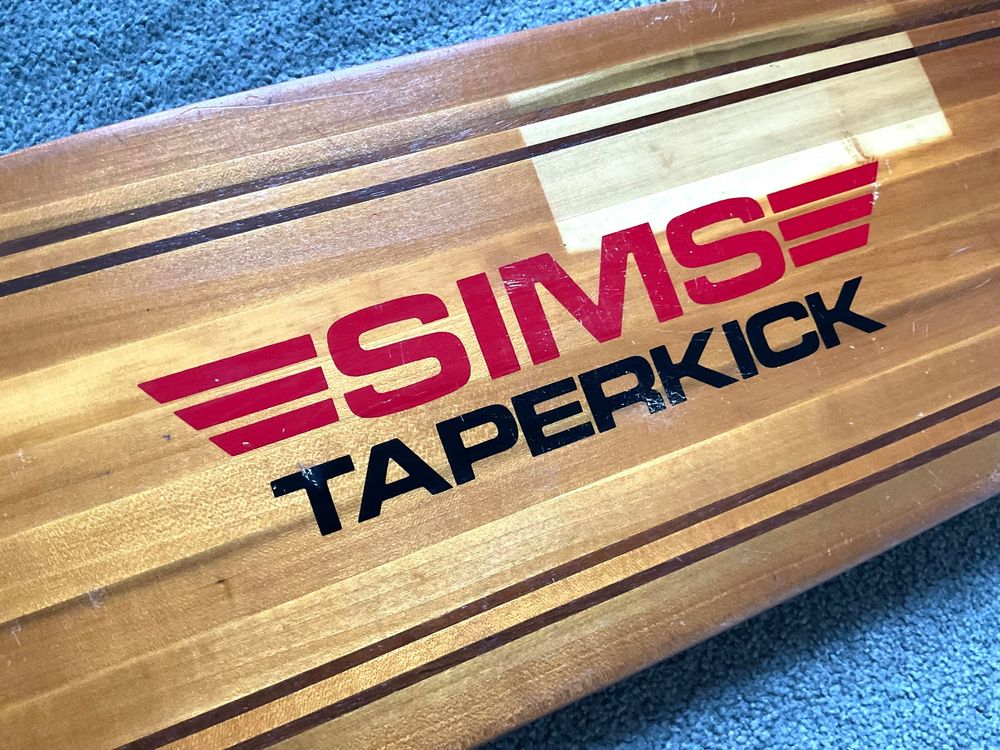 🔴 vintage SIMS Taperkick Skateboard Deck – 1978 🔴 | Kaufen auf Ricardo