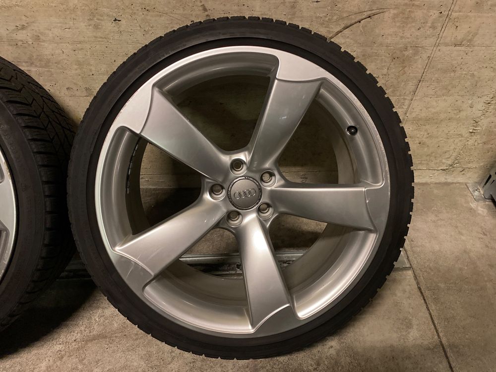 Original Audi RS4 Winterräder 5 Speichen Rotor silber | Kaufen auf Ricardo