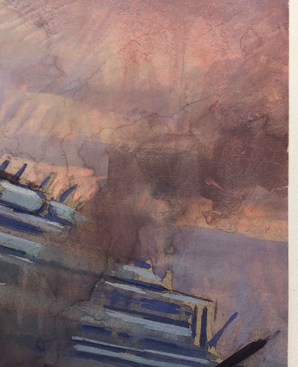 Emil Rizek grosses Orig. Gouache (Gebraucht) in Hochdorf für CHF 205 ...